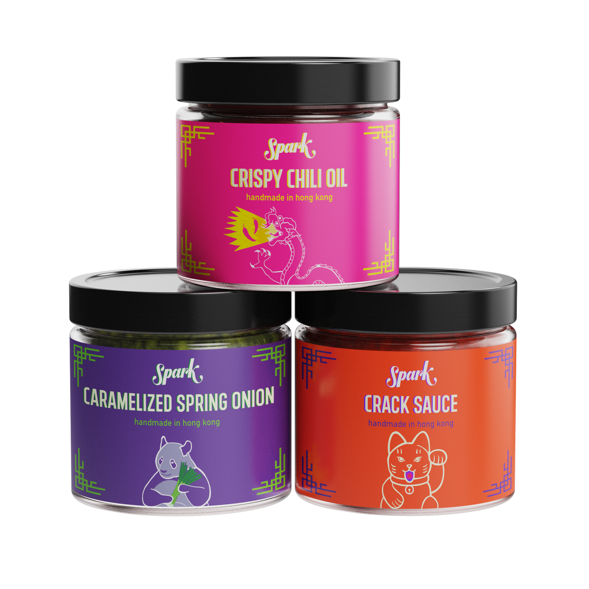 Buy Handmade Spark Sauce Set Online - A Spark of Madness
